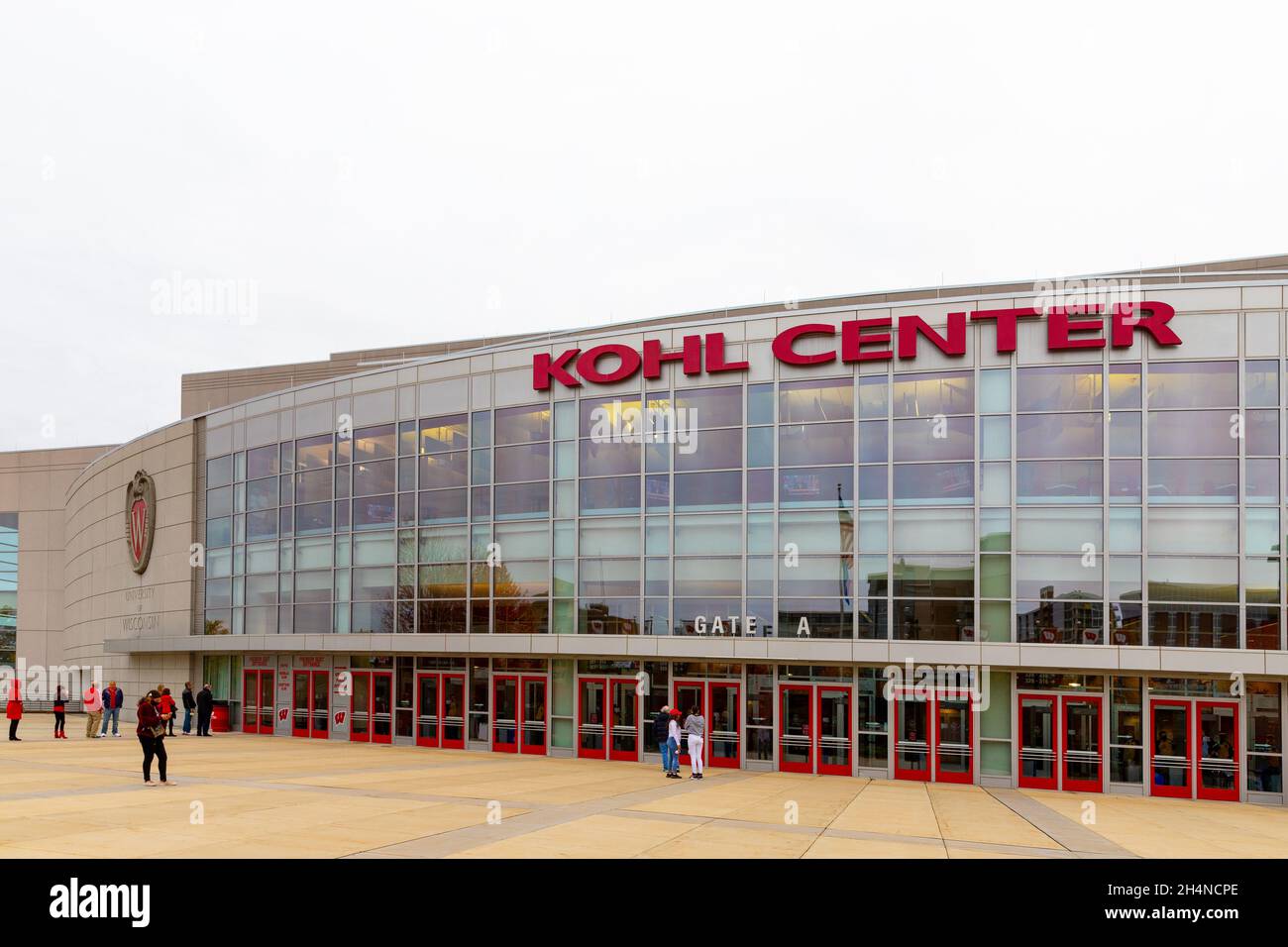 Madison, WI - October 29, 2021: Kohl Center on the campus of the ...
