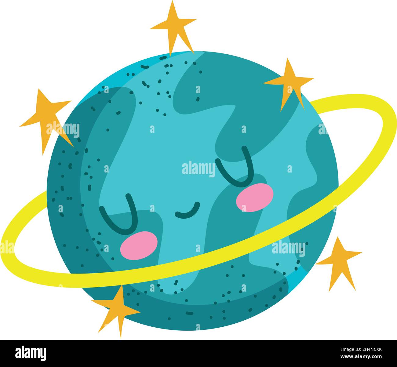 cute planet cartoon Stock Vector Image & Art - Alamy