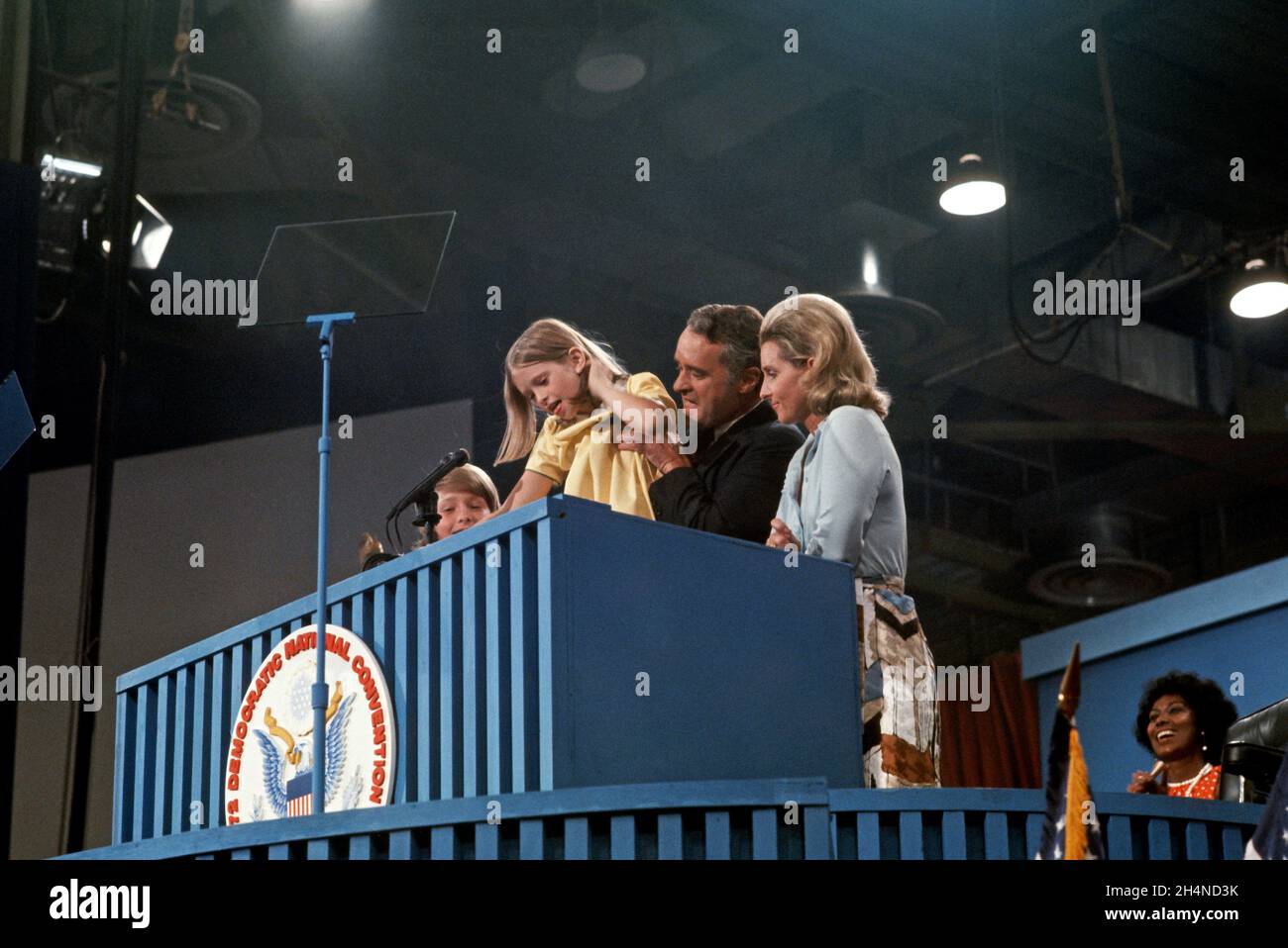 United States Senator Tom Eagleton (Democrat of Missouri), the 1972 ...