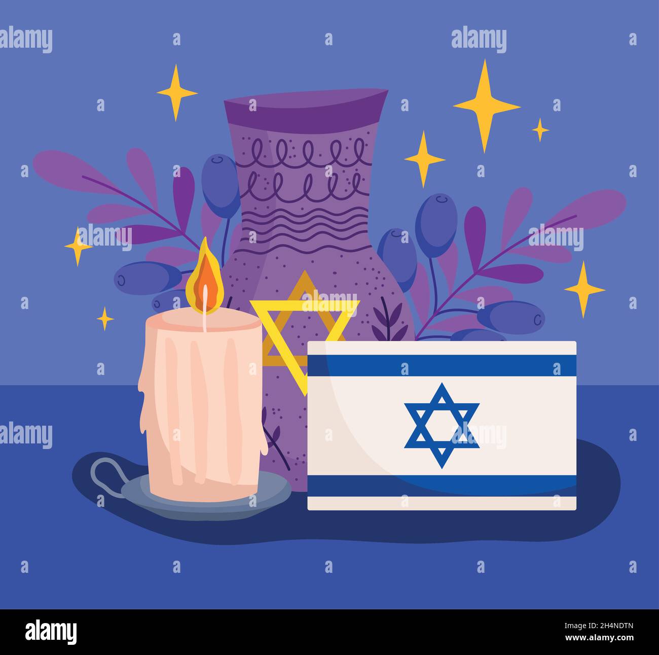 hanukkah jewish religious Stock Vector Image & Art - Alamy