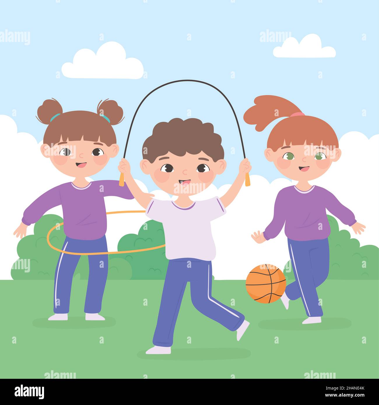 kids training sport Stock Vector Image & Art - Alamy