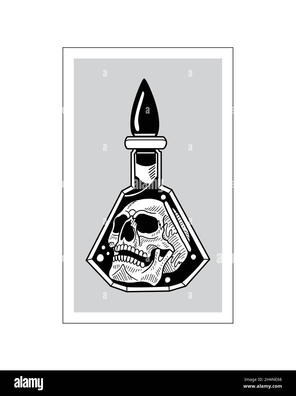 Bone magic sketch Stock Vector Images - Alamy