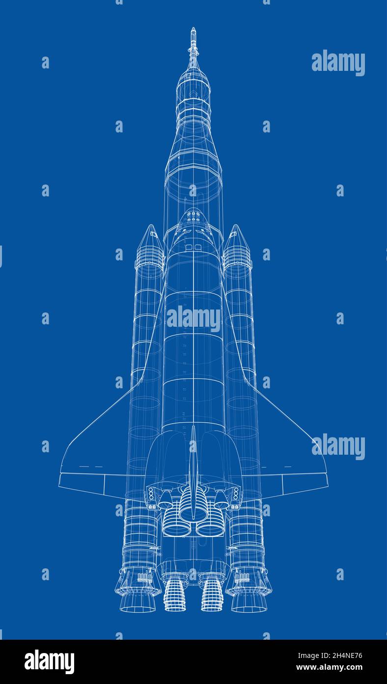 Rocket carrying space shuttle Stock Vector Image & Art - Alamy