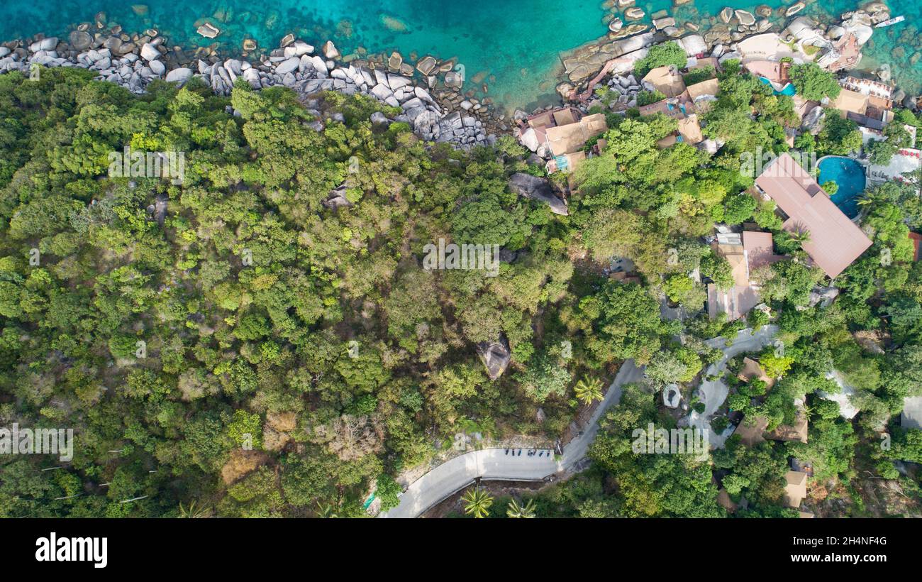 Top down aerial view summer hi-res stock photography and images - Alamy