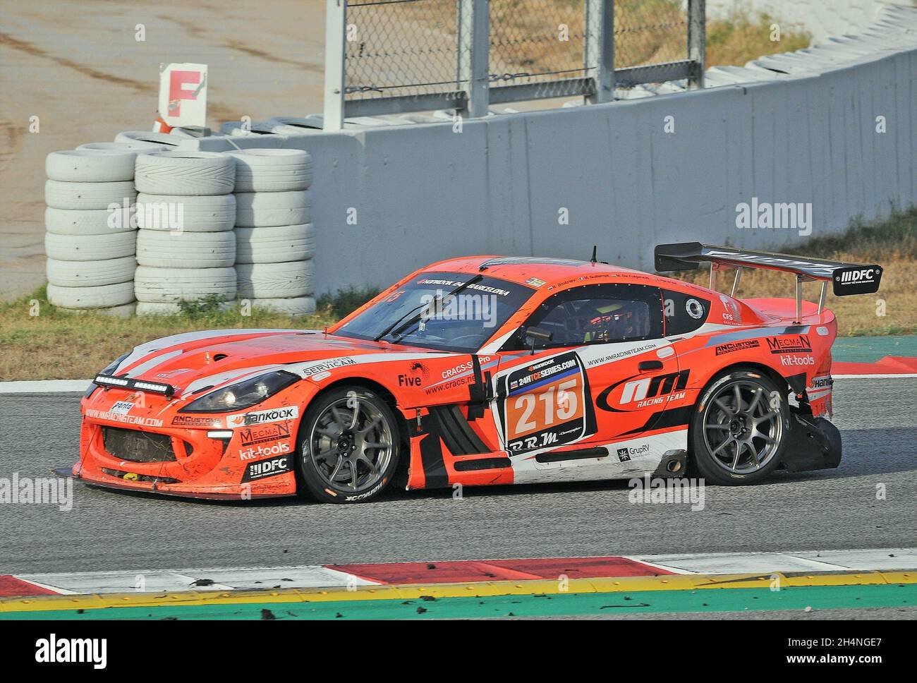 Ginetta G55 GT4 V6-NM Racing Team in the 24 hours of Barcelona de ...
