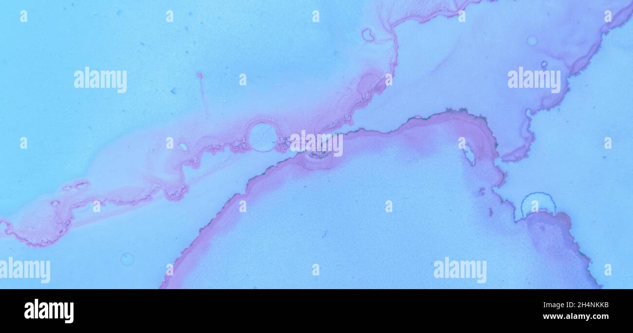 Pastel Fluid Splash. Gradient Ink Stains Pattern Stock Photo - Alamy