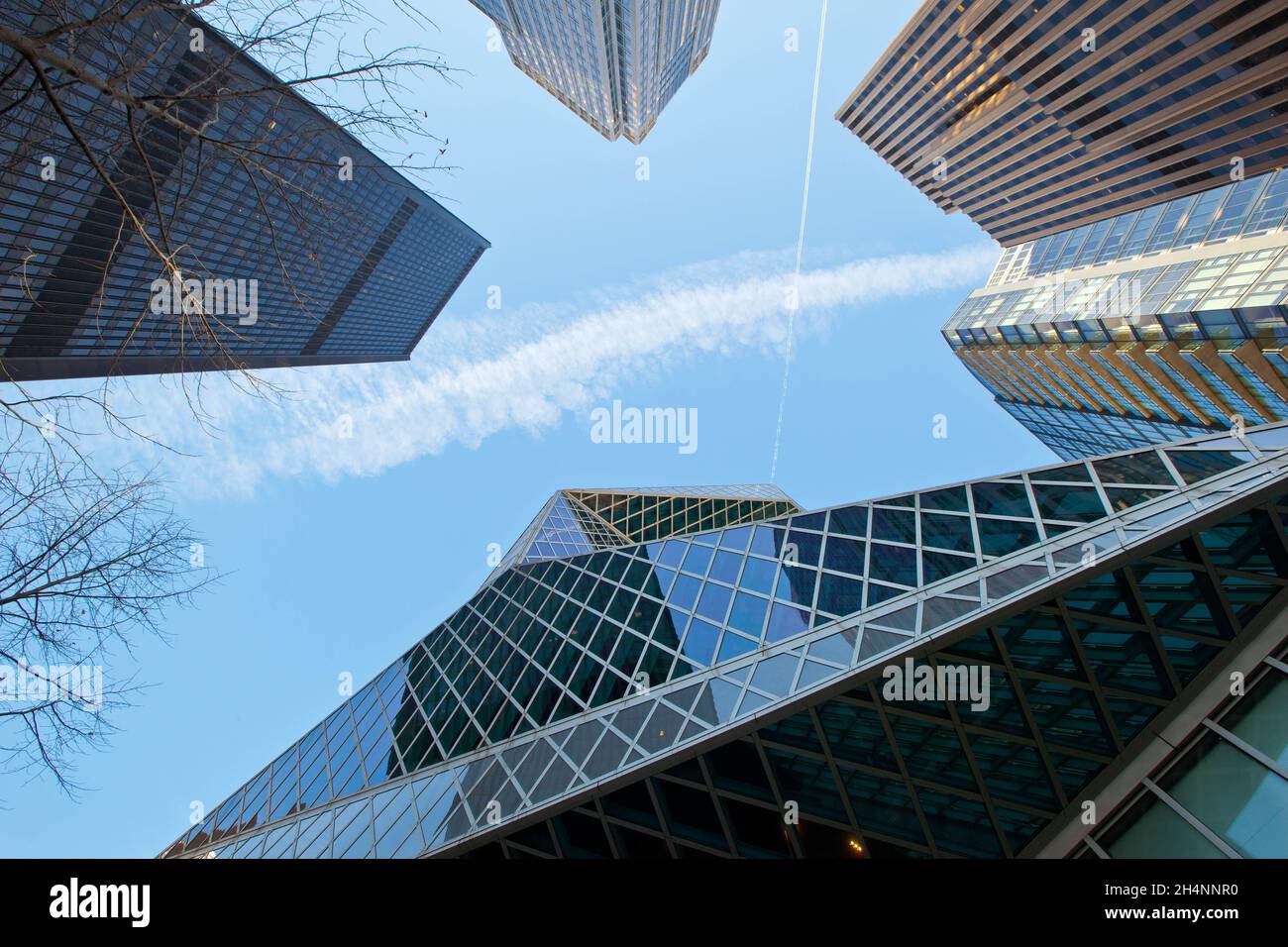 Modern office buildings in downtown Seattle Stock Photo - Alamy