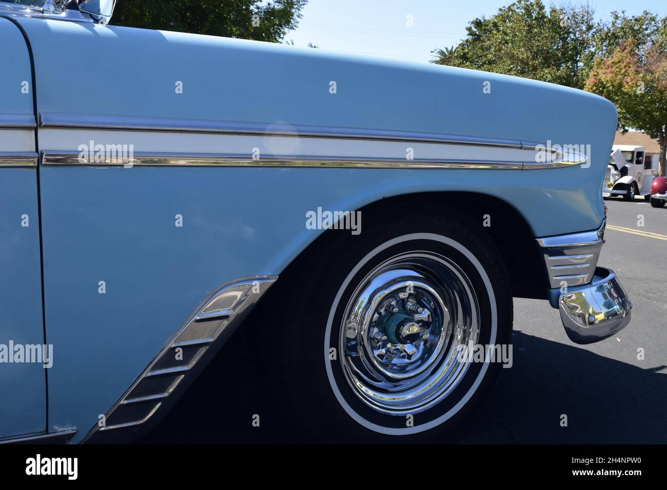 FRESNO, UNITED STATES - Oct 09, 2021: A Close Up of a Beautiful Classic ...