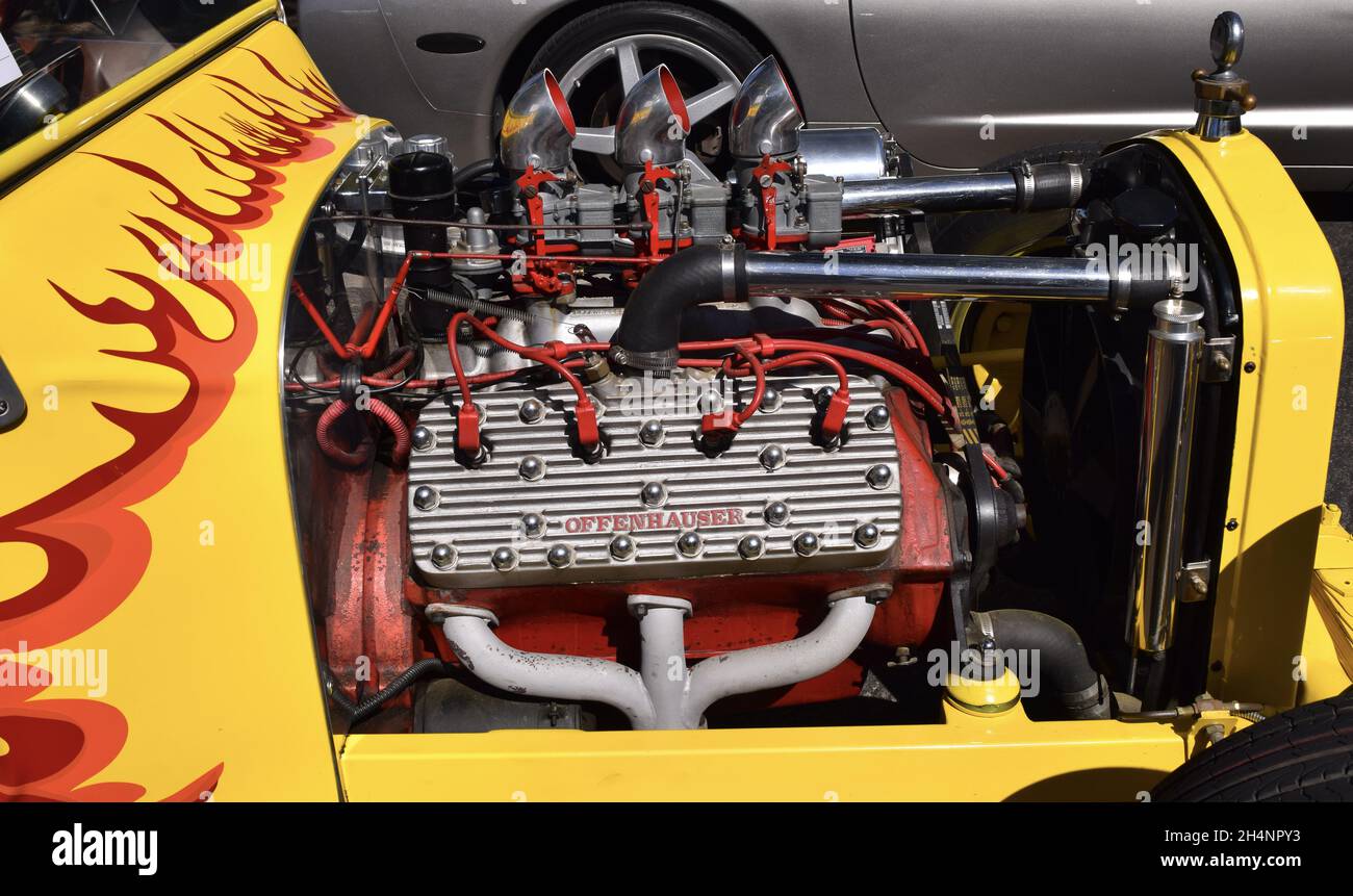 FRESNO, UNITED STATES - Oct 09, 2021: A Close Up Side view Photo of a ...