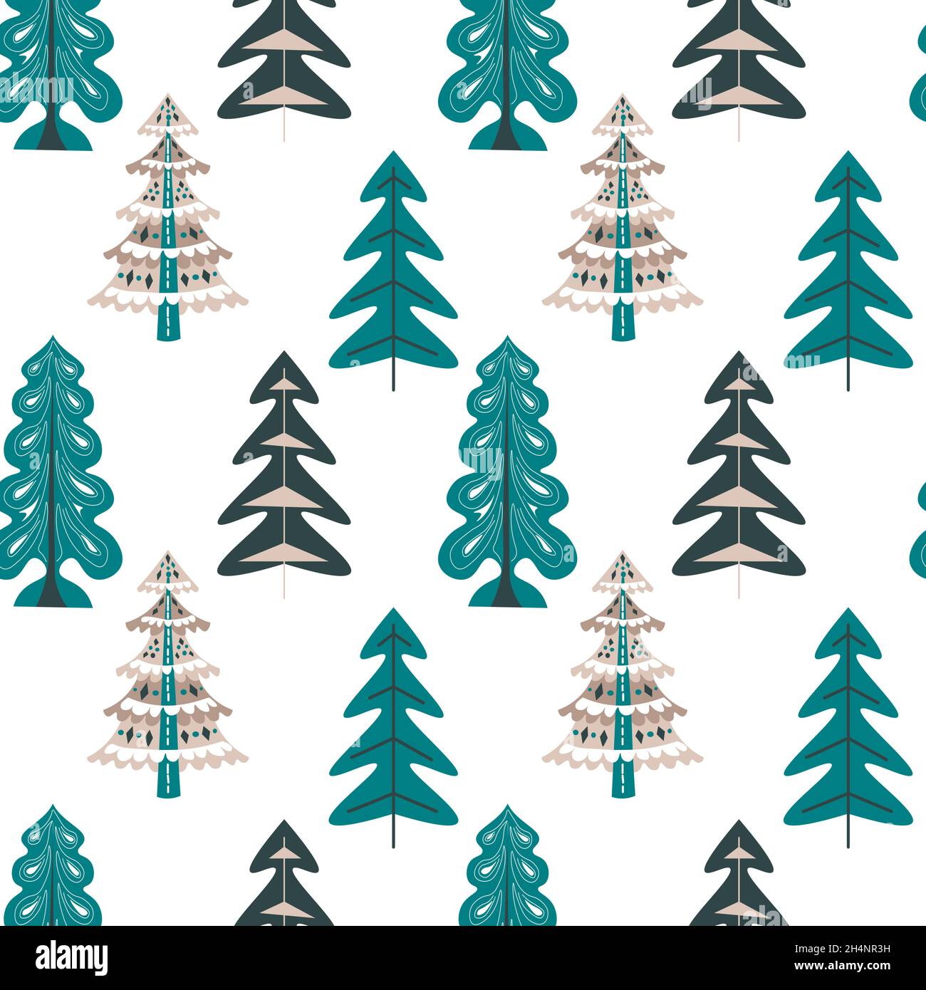 Park scene pine trees Stock Vector Images - Alamy