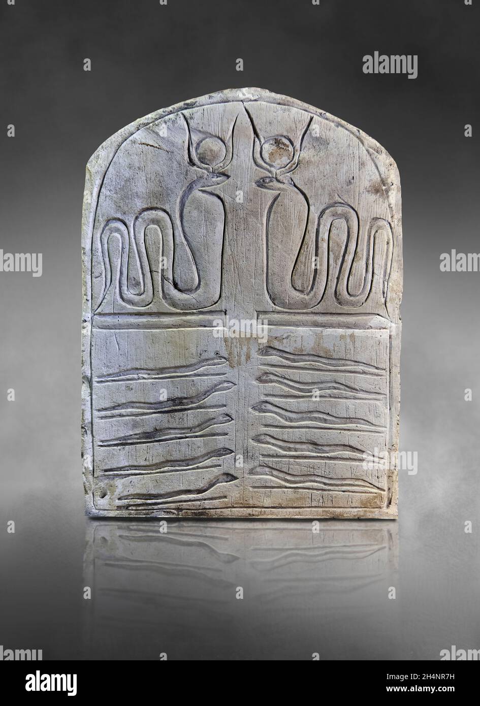 Ancient Egyptian stele with serpants, 1069-665 BC, 3rd Intermediate ...