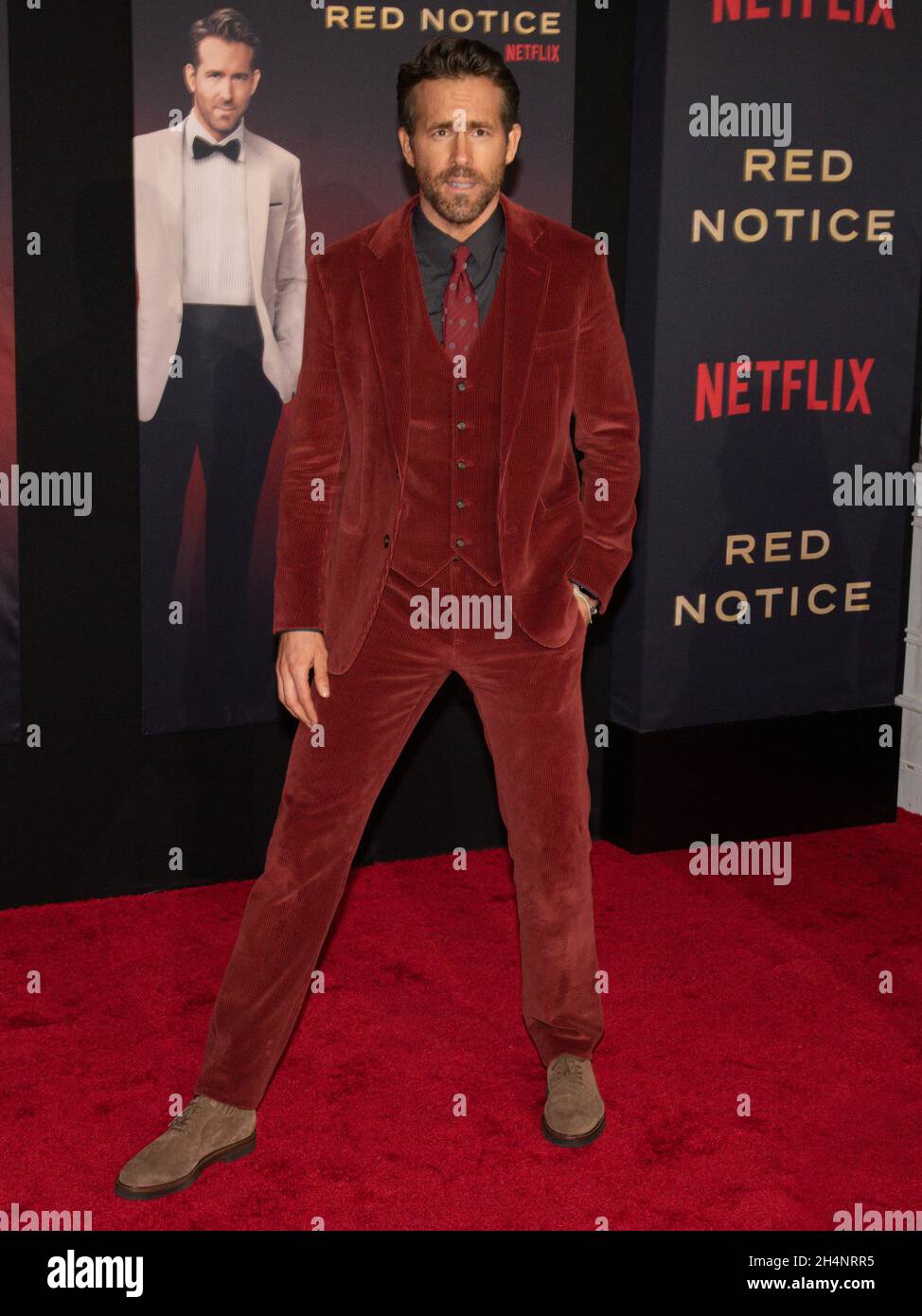 03 November 2021 - Los Angeles, California - Ryan Reynolds. Netflix's ...