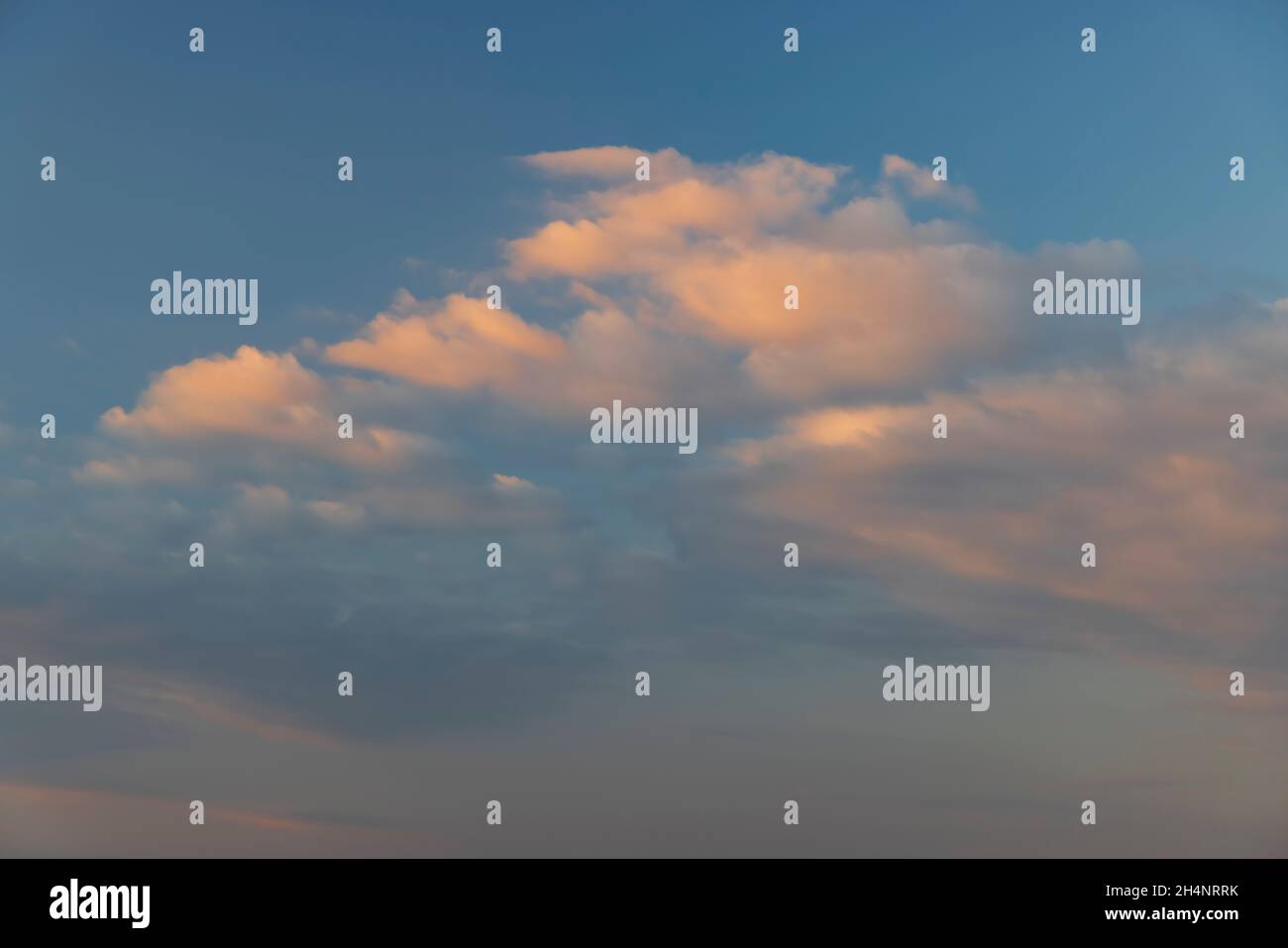 Beautiful sky with cloud before sunset Stock Photo - Alamy