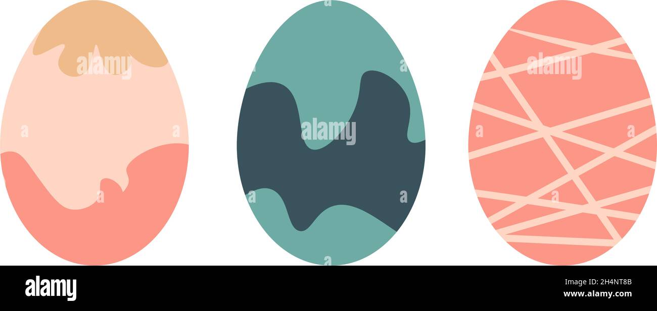 Easter holiday celebration, painted eggs vector Stock Vector Image ...