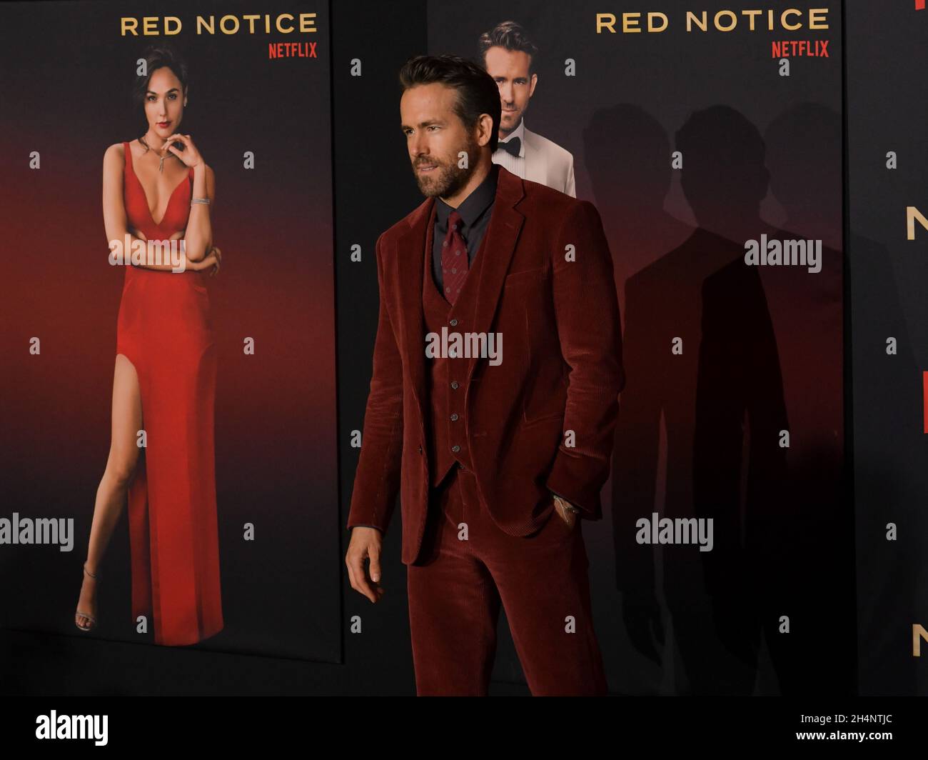 03 November 2021 - Los Angeles, California - Ryan Reynolds. Netflix's ...