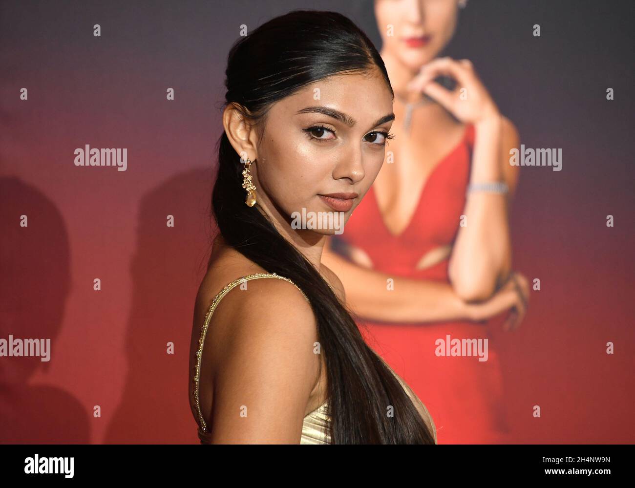 Brenna Marie Narayan arrives at the Netflix's RED NOTICE World Premiere ...