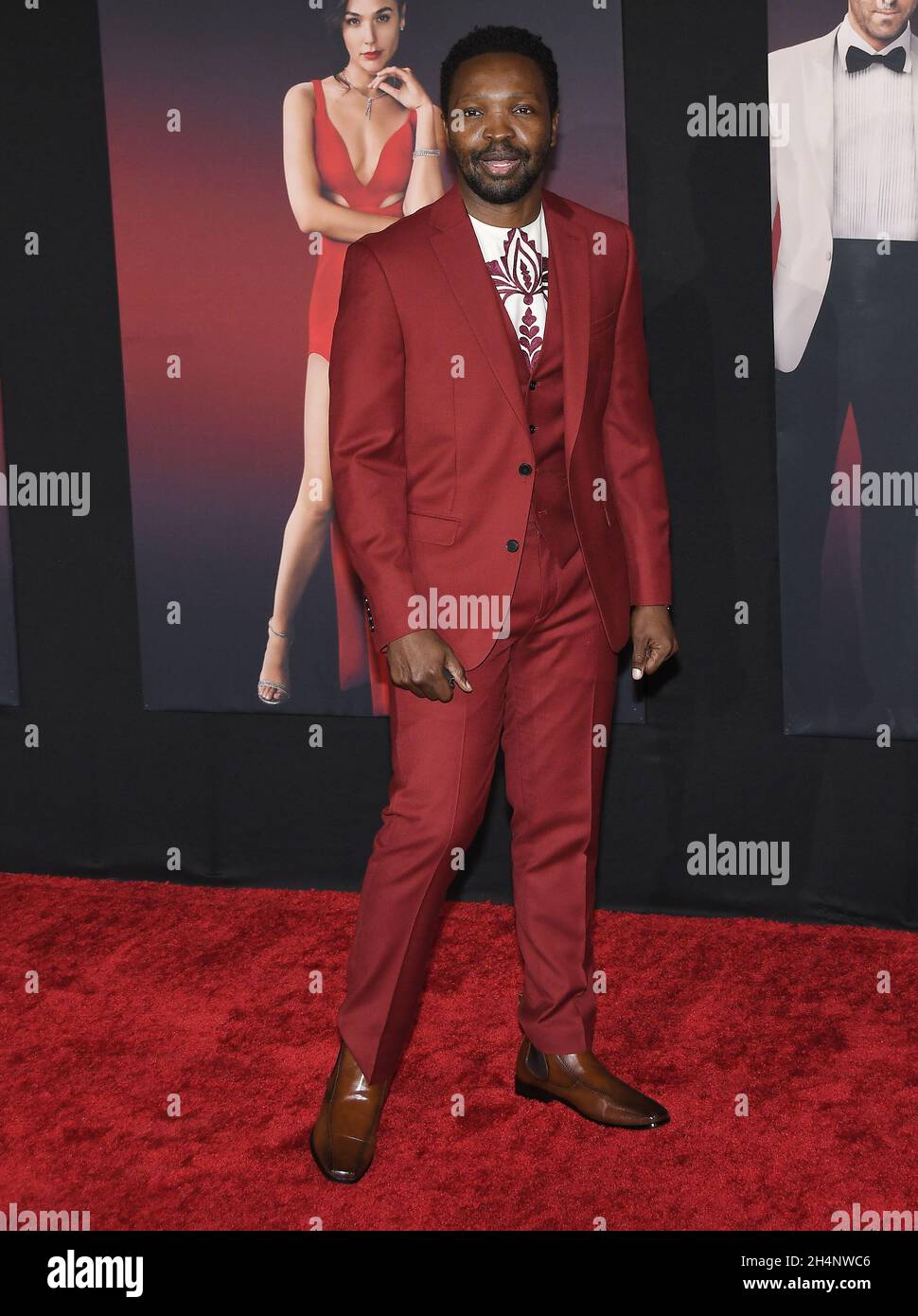Los Angeles, USA. 03rd Nov, 2021. Ivan Mbakop arrives at the Netflix's ...