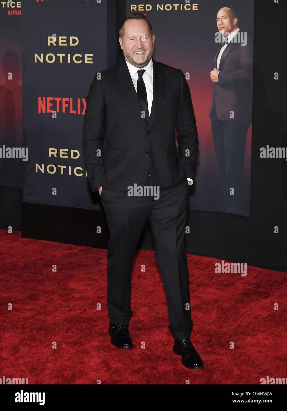 Beau Flynn arrives at the Netflix's RED NOTICE World Premiere held at ...