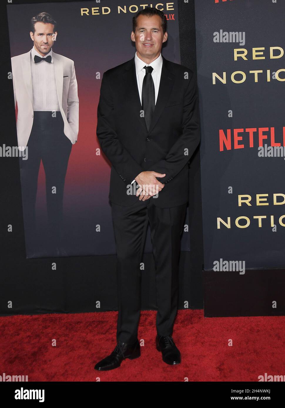Scott Stuber arrives at the Netflix's RED NOTICE World Premiere held at ...