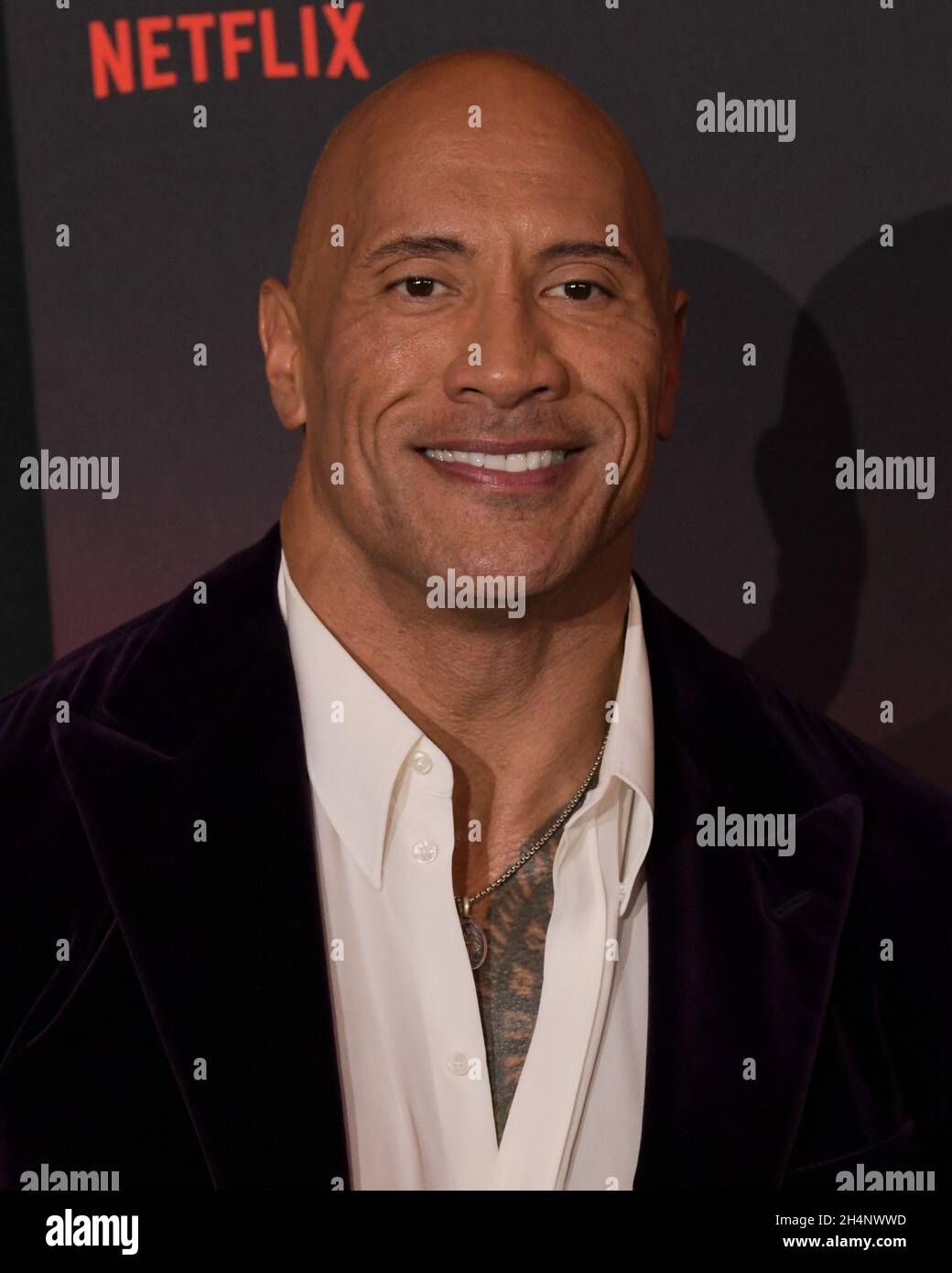 November 3, 2021, Los Angeles, California, USA: Dwayne Johnson attends ...