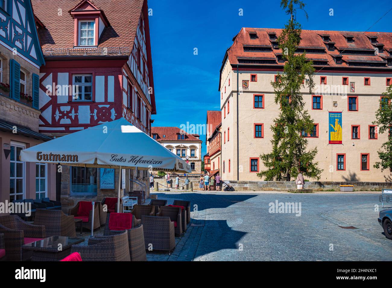 FORCHHEIM, GERMANY - CIRCA AUGUST, 2021: The Kaiserpfalz castle of ...