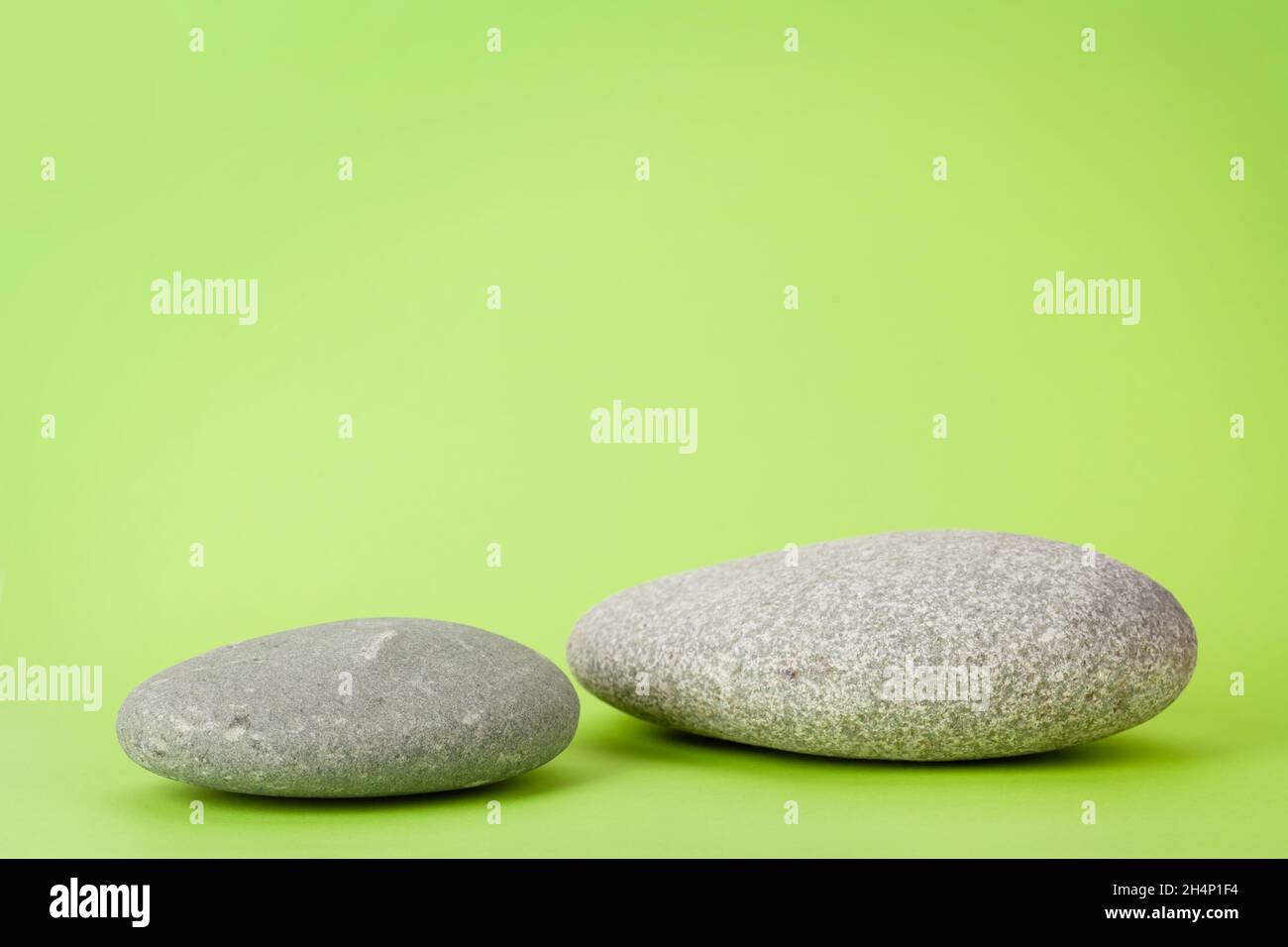 Pebble stones for podium or platform. Mock up for display your product ...