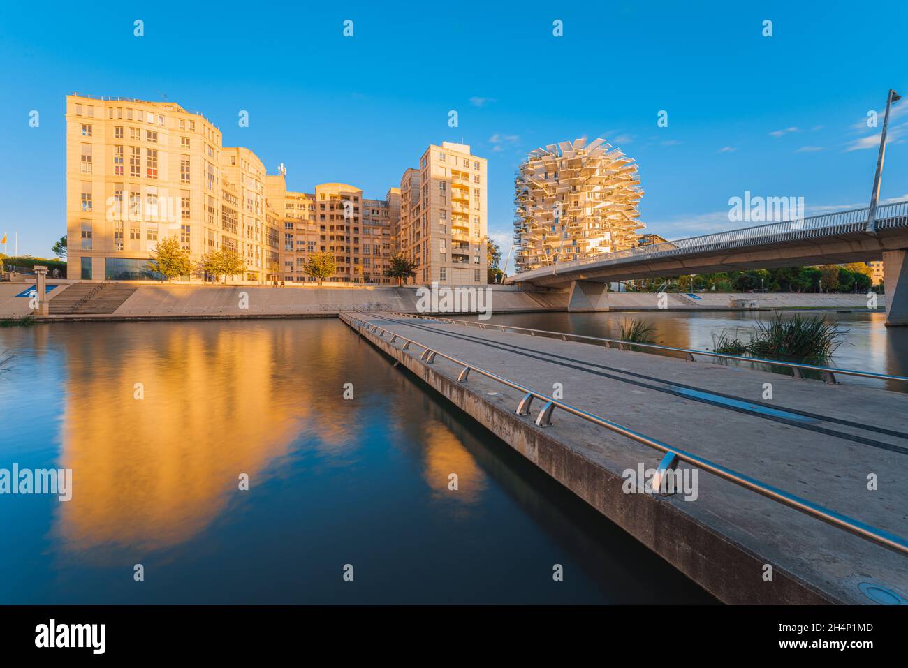 Modern city buildings in Montpellier, France Stock Photo - Alamy