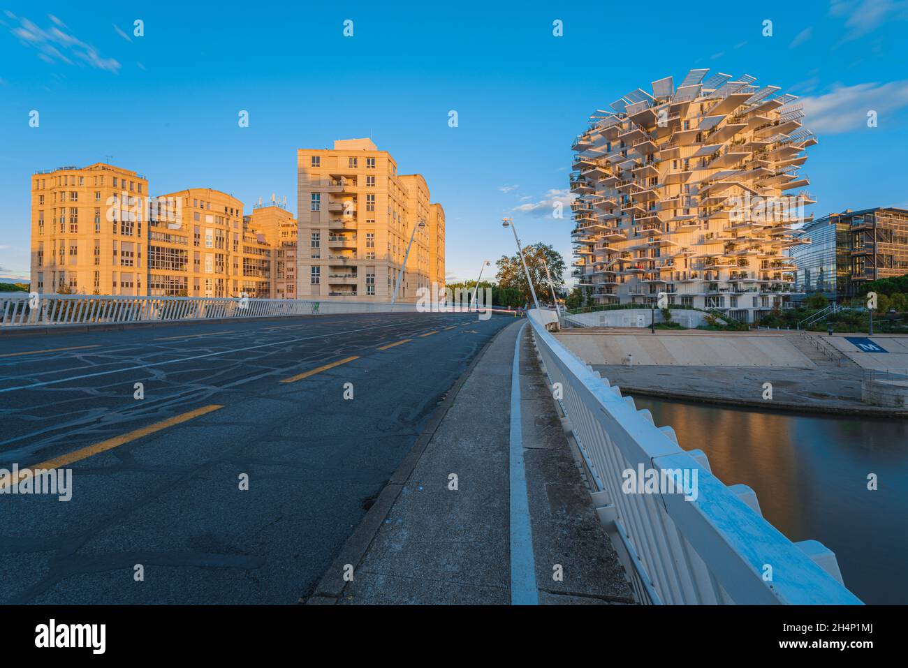 Modern city buildings in Montpellier, France Stock Photo - Alamy