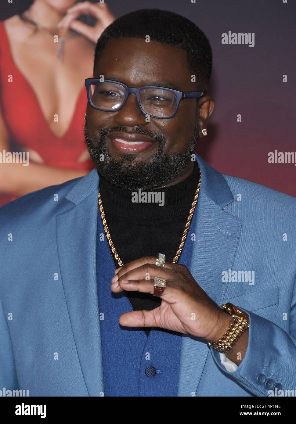 Lil Rel Howery arrives at the Netflix's RED NOTICE World Premiere held ...