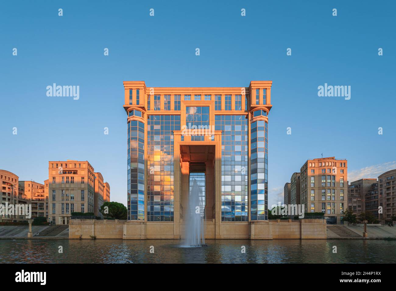 Modern city buildings in Montpellier, France Stock Photo - Alamy