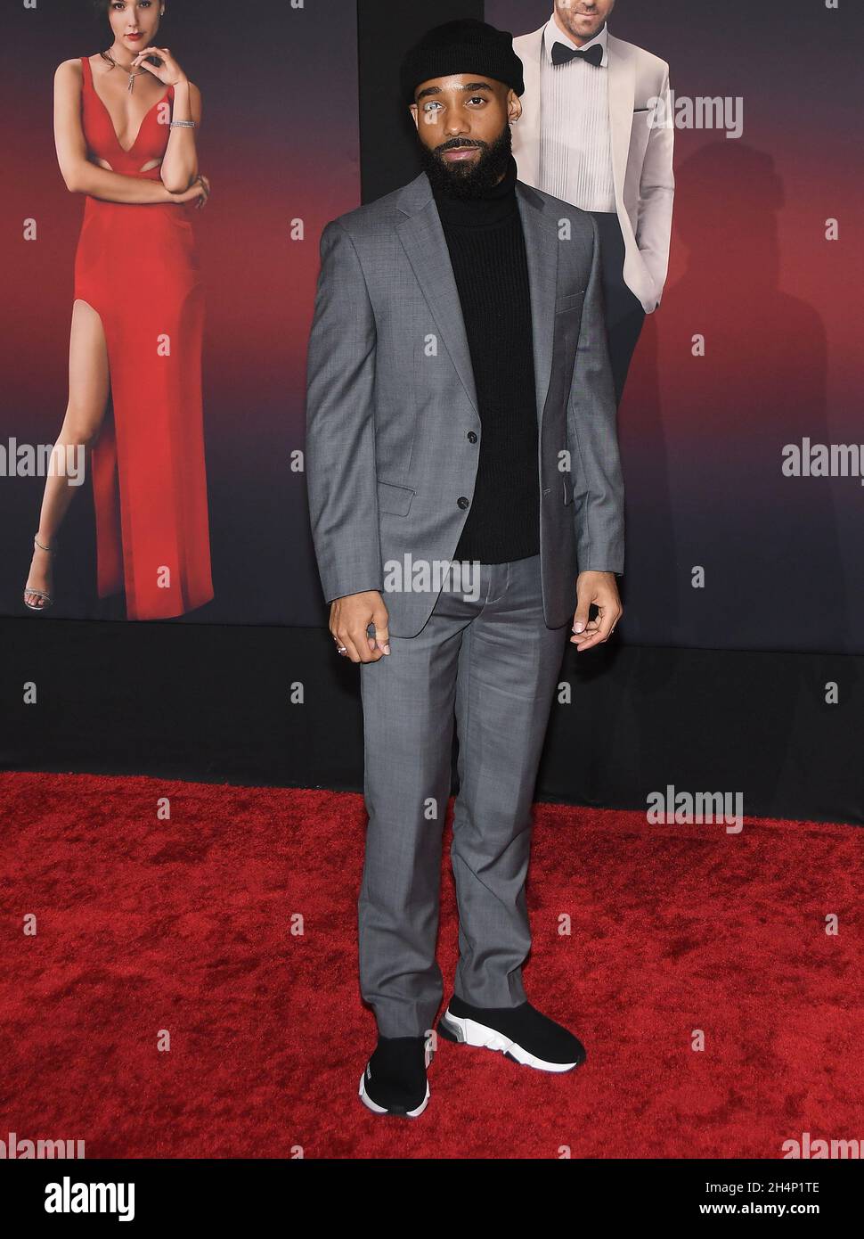 Philemon Chambers arrives at the Netflix's RED NOTICE World Premiere ...