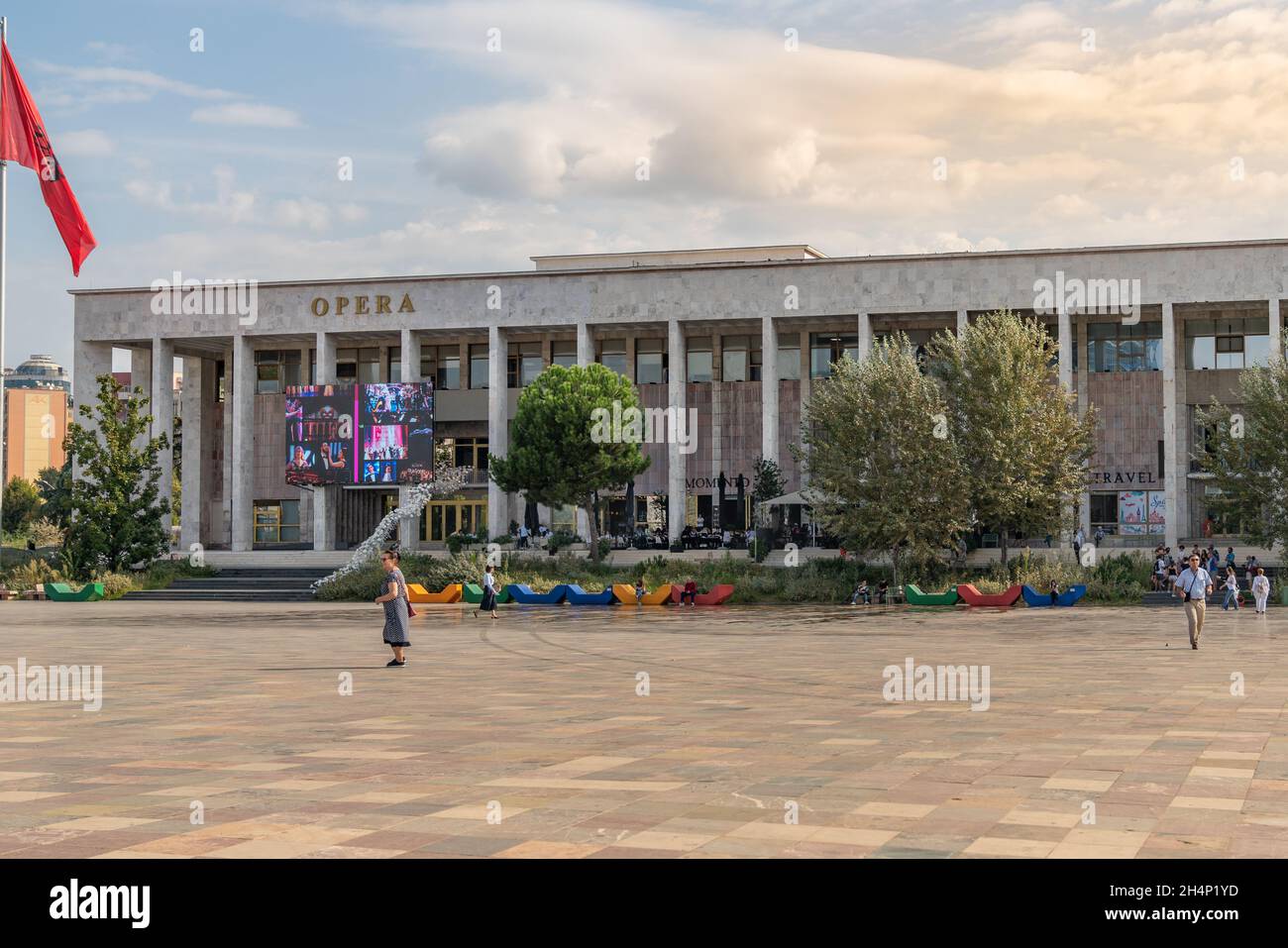 opera house, tirana Stock Photo - Alamy