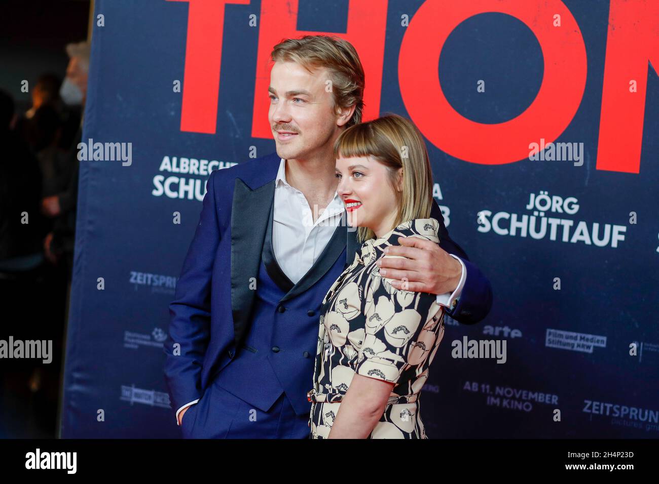 Berlin, Germany. 03rd Nov, 2021. Albrecht Schuch and Jella Haase attend ...