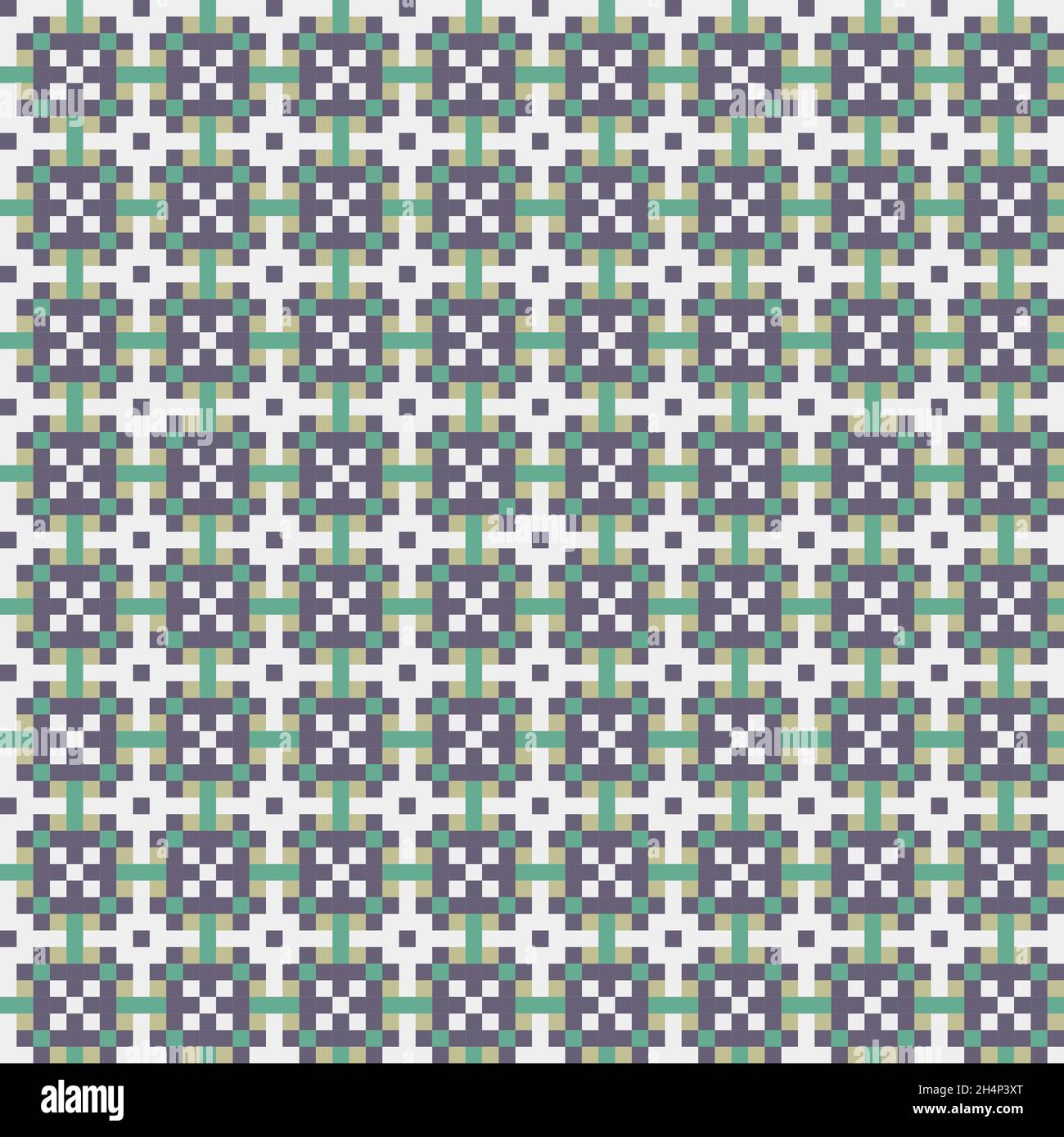Abstract Cross-Pattern Dotted generative computational art illustration ...