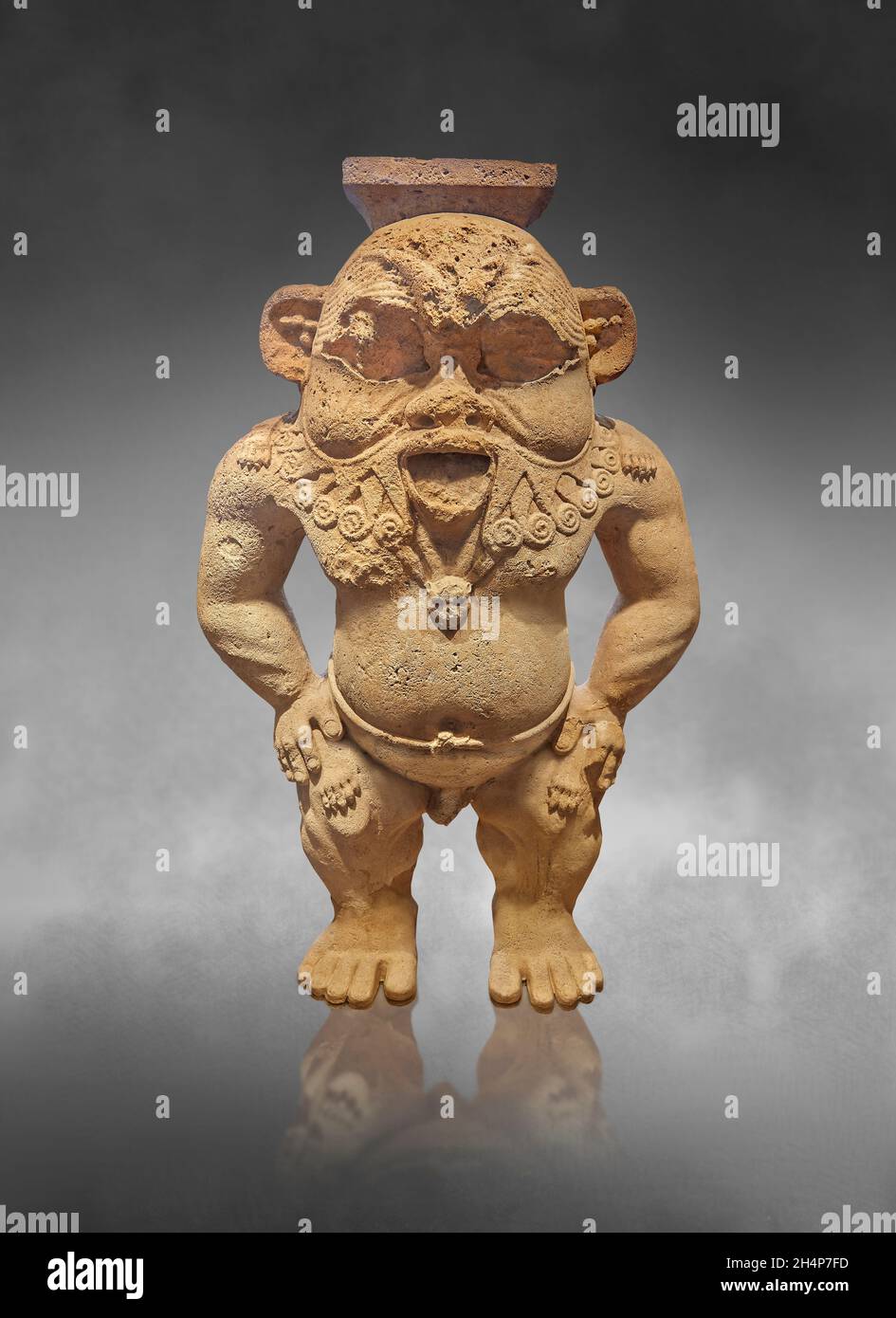 Egyptian statue sculpture of the god Bes, 379-341 BC, 30th dynasty ...