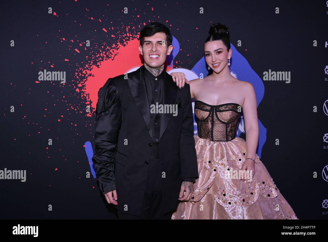 Mexico City, Mexico. 03rd Nov, 2021. Adriel Favela and Estibaliz ...