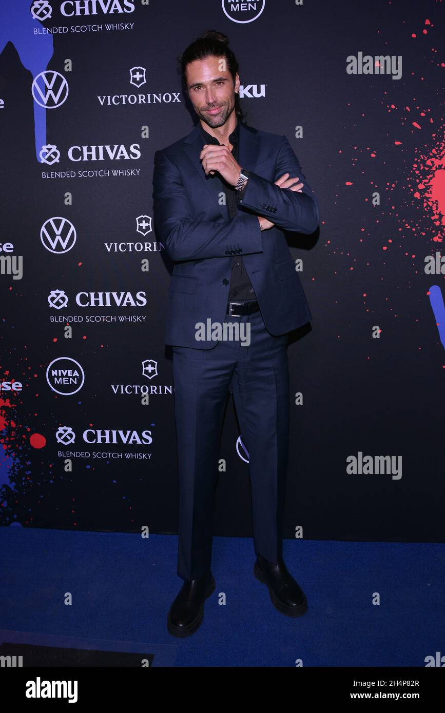 Mexico City, Mexico. 03rd Nov, 2021. Actor Matías Novoa poses for ...