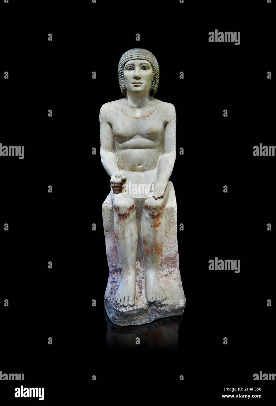 Egyptian statue sculpture of the chief butcher Pehernefer, 2620-2500 ...