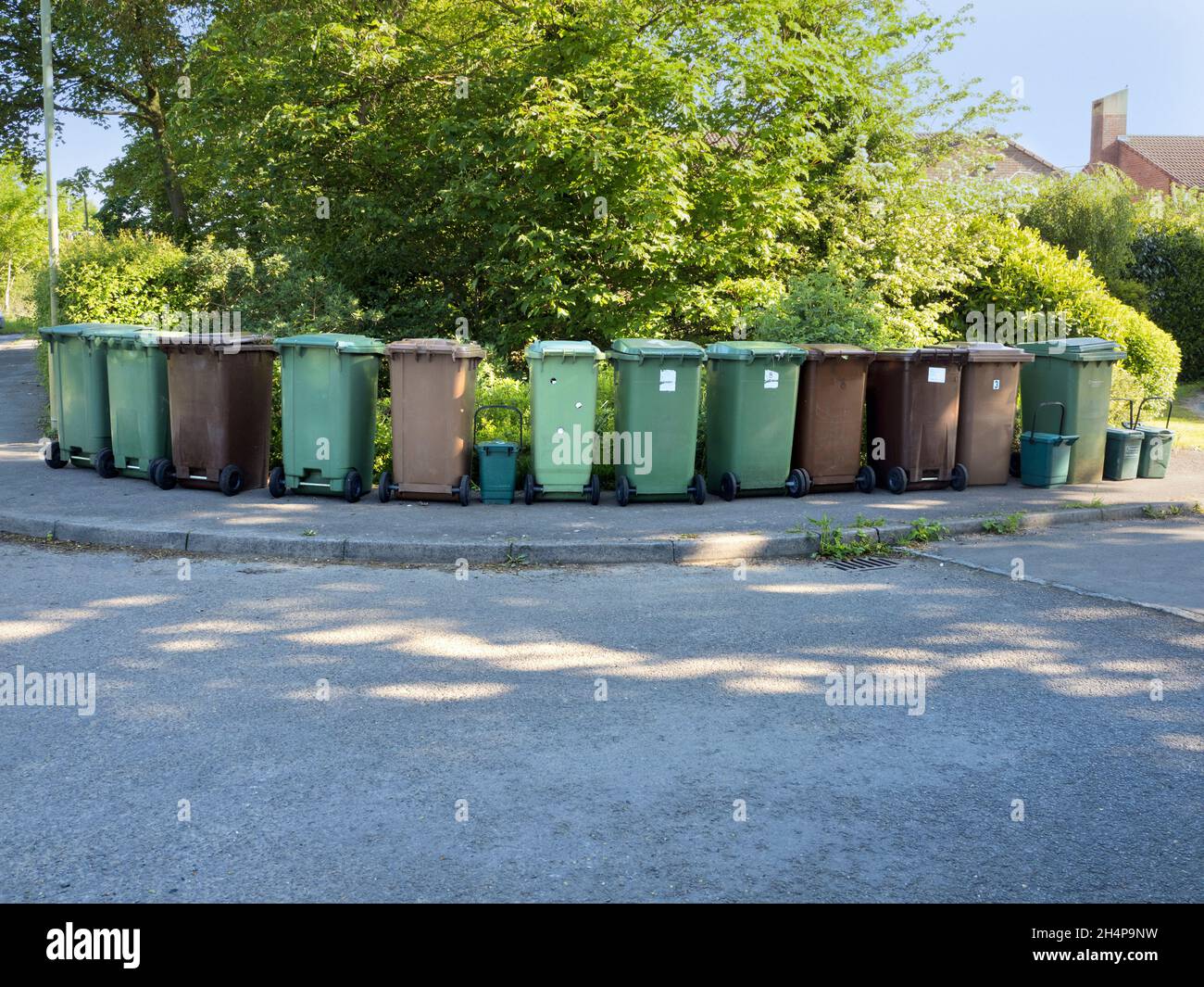 Garbage collection day in Radley Village. My home village has a sacred ...
