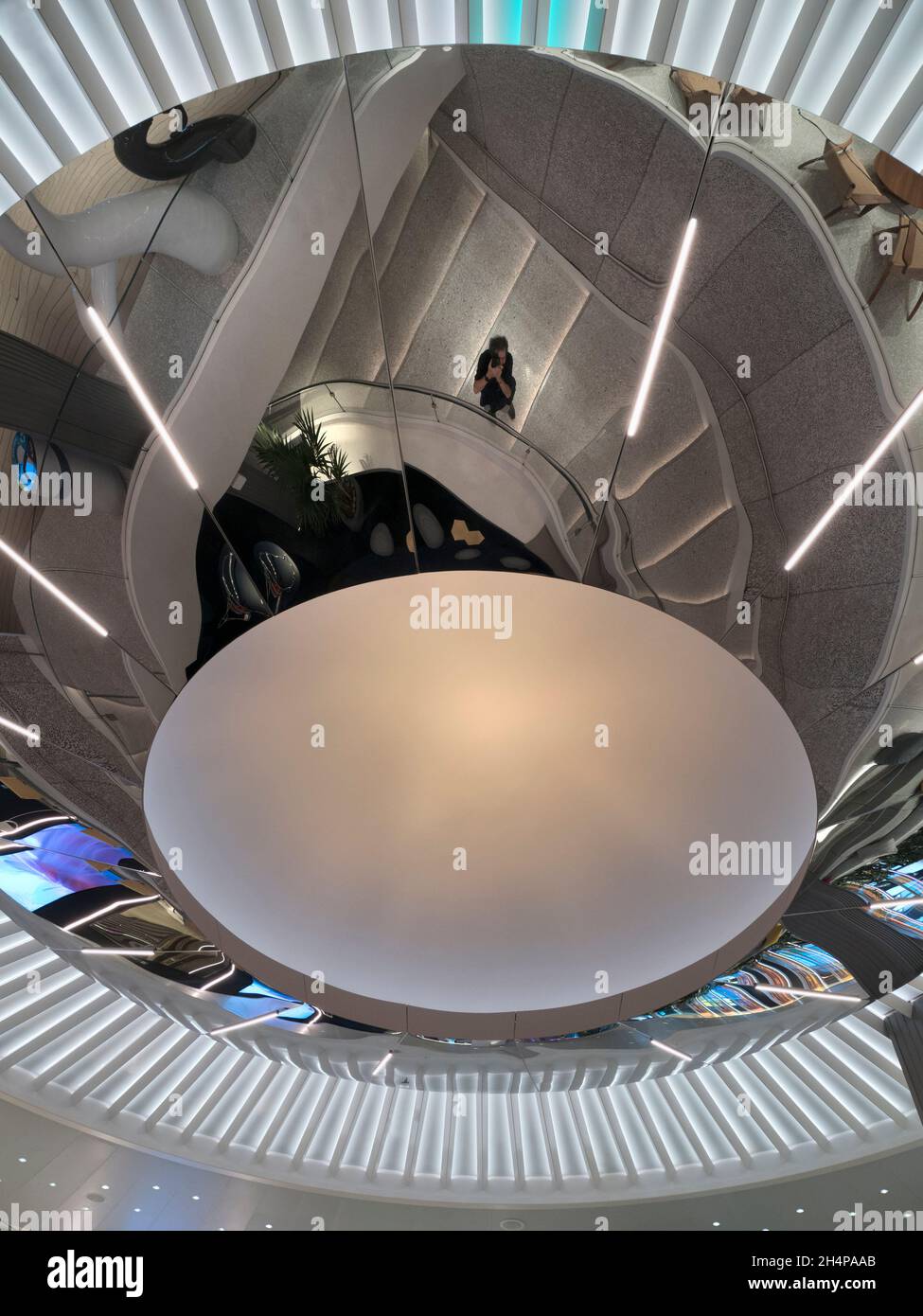 Ornate atrium light fixture. One of the oddities of the ongoing ...
