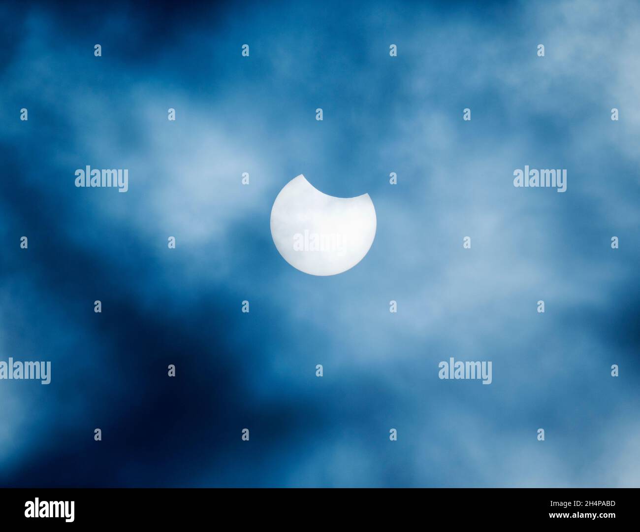 There was a partial solar viewable from parts of UK and Europe on the ...