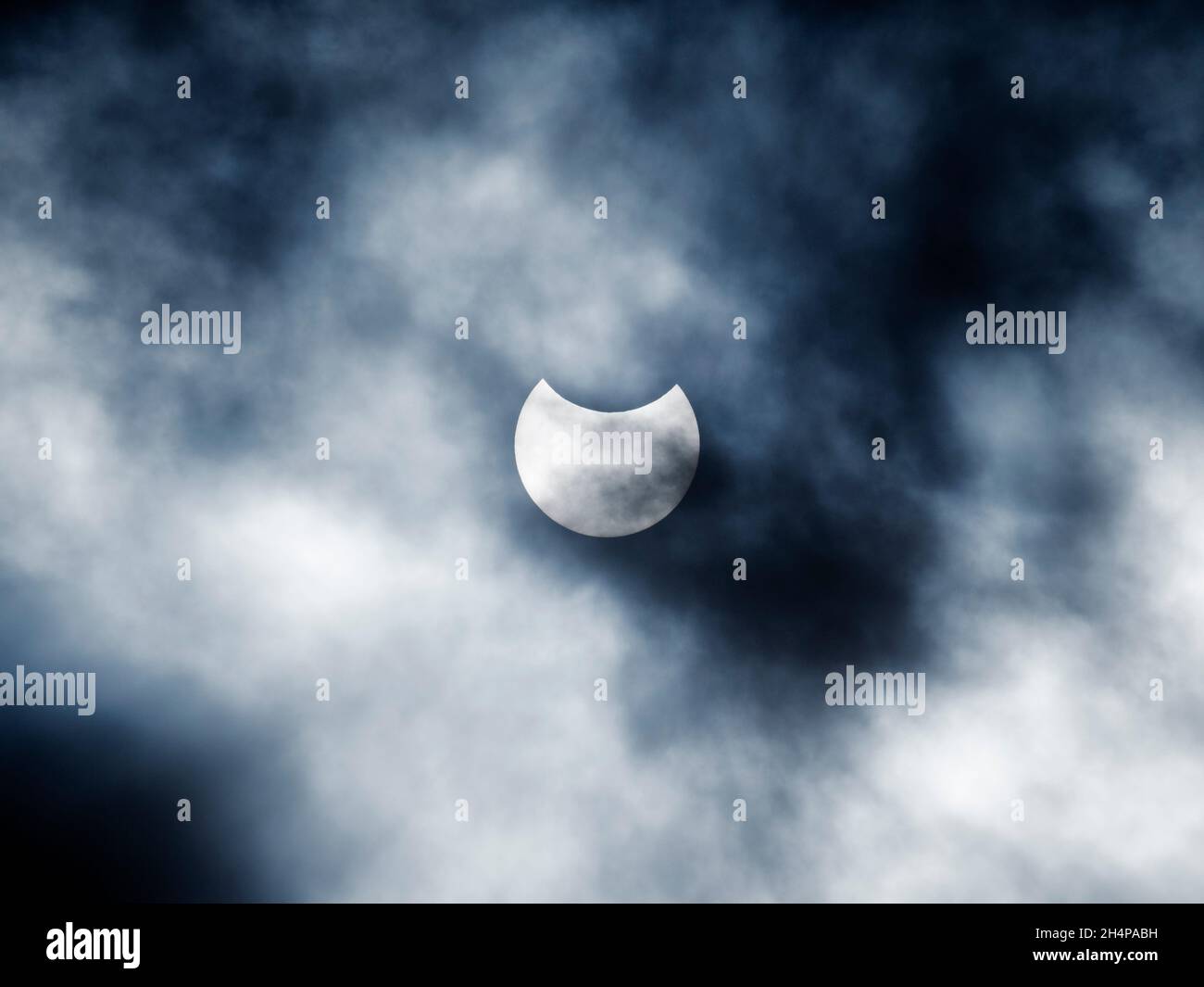 There was a partial solar viewable from parts of UK and Europe on the ...