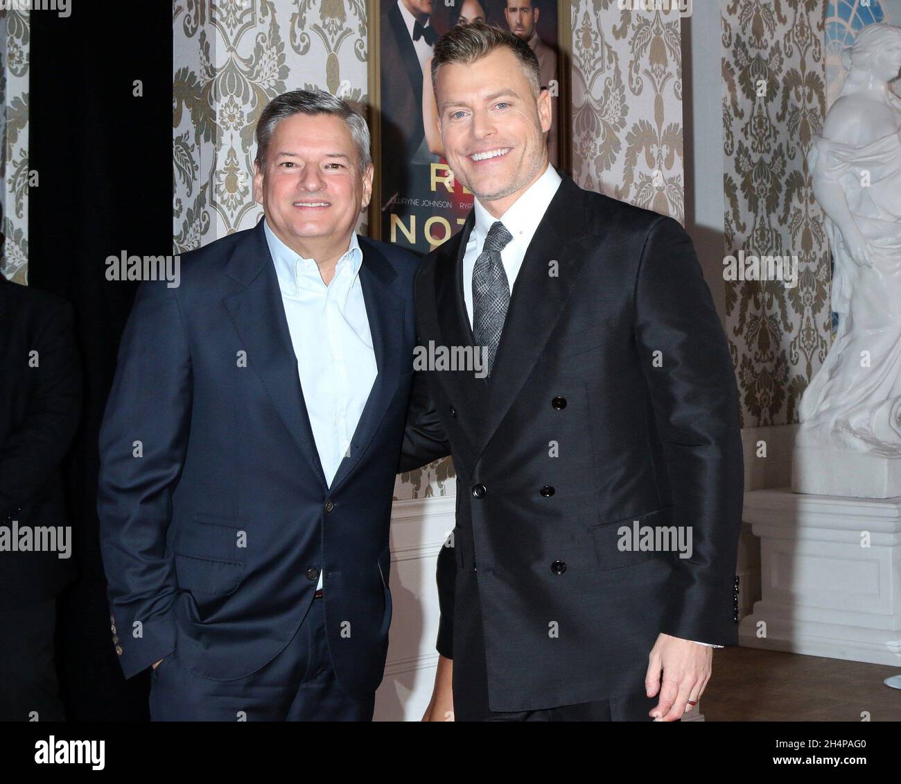 Los Angeles, CA. 3rd Nov, 2021. Ted Sarandos, Rawson Marshall Thurber ...