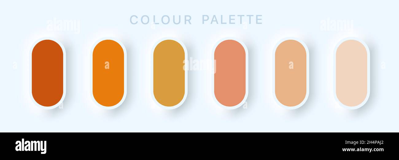 Guide Palette Catalog. Samples Pastel colors. Colorful soft buttons or ...