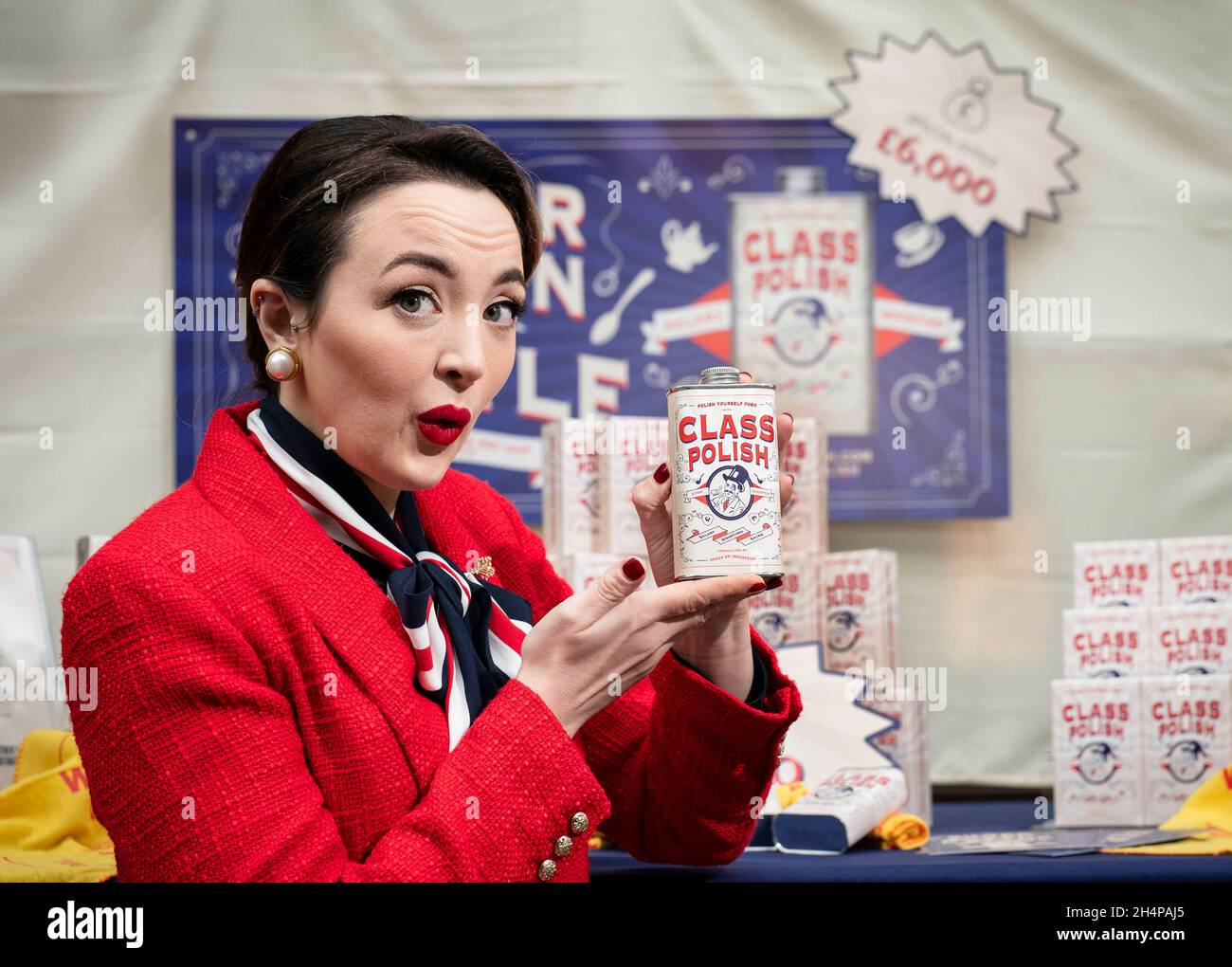 EDITORIAL USE ONLY Comedian, Fern Brady promotes bottles of 'salary ...