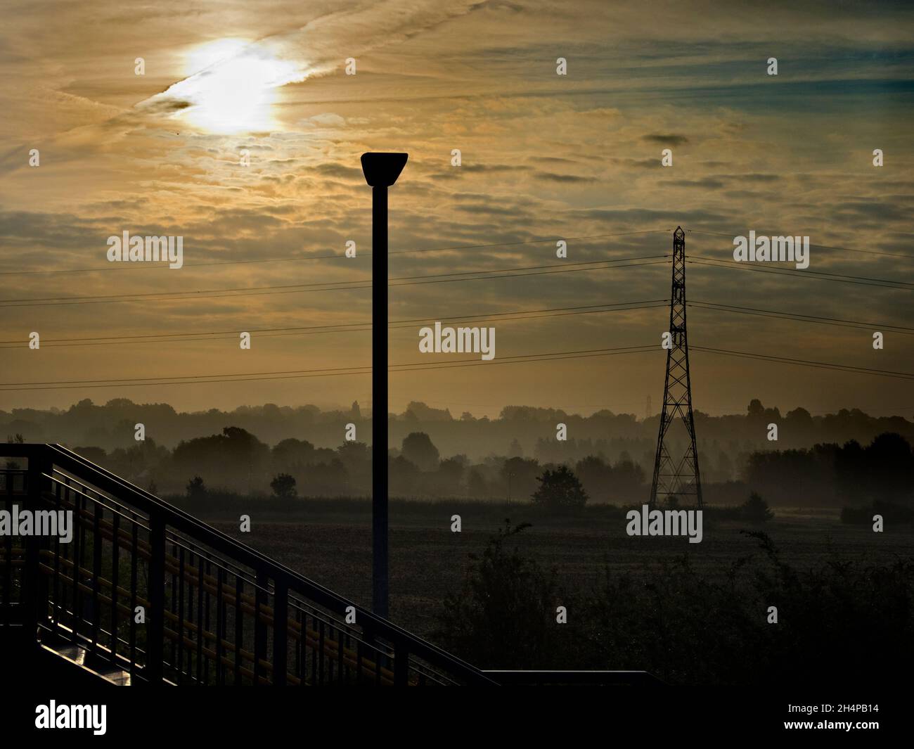 I love electricity pylons; I find their abstract, gaunt shapes ...