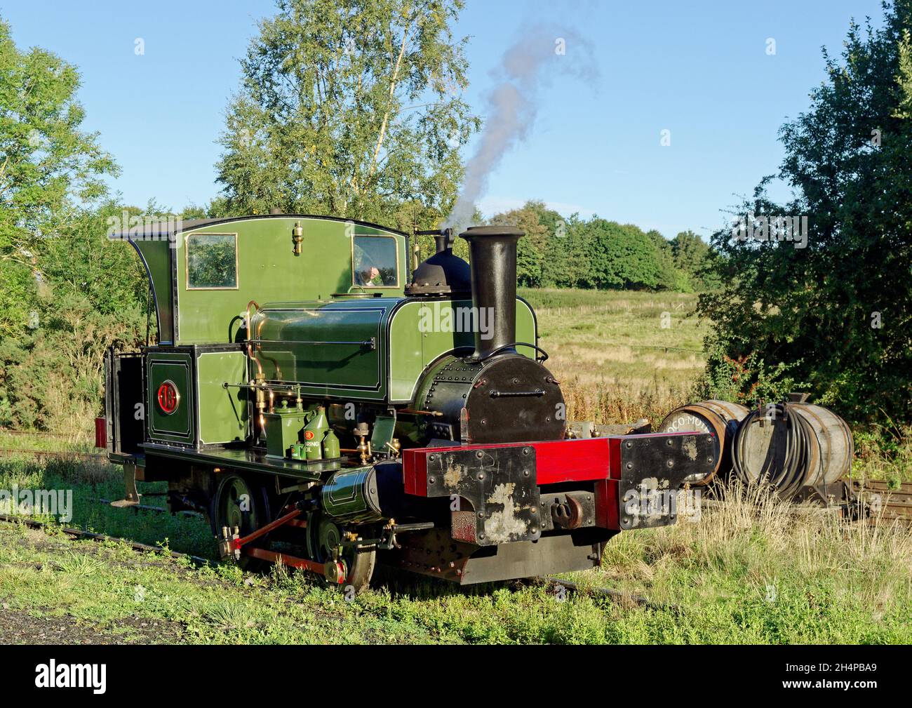 Beamish Museum colliery railway with typical working scenes being ...
