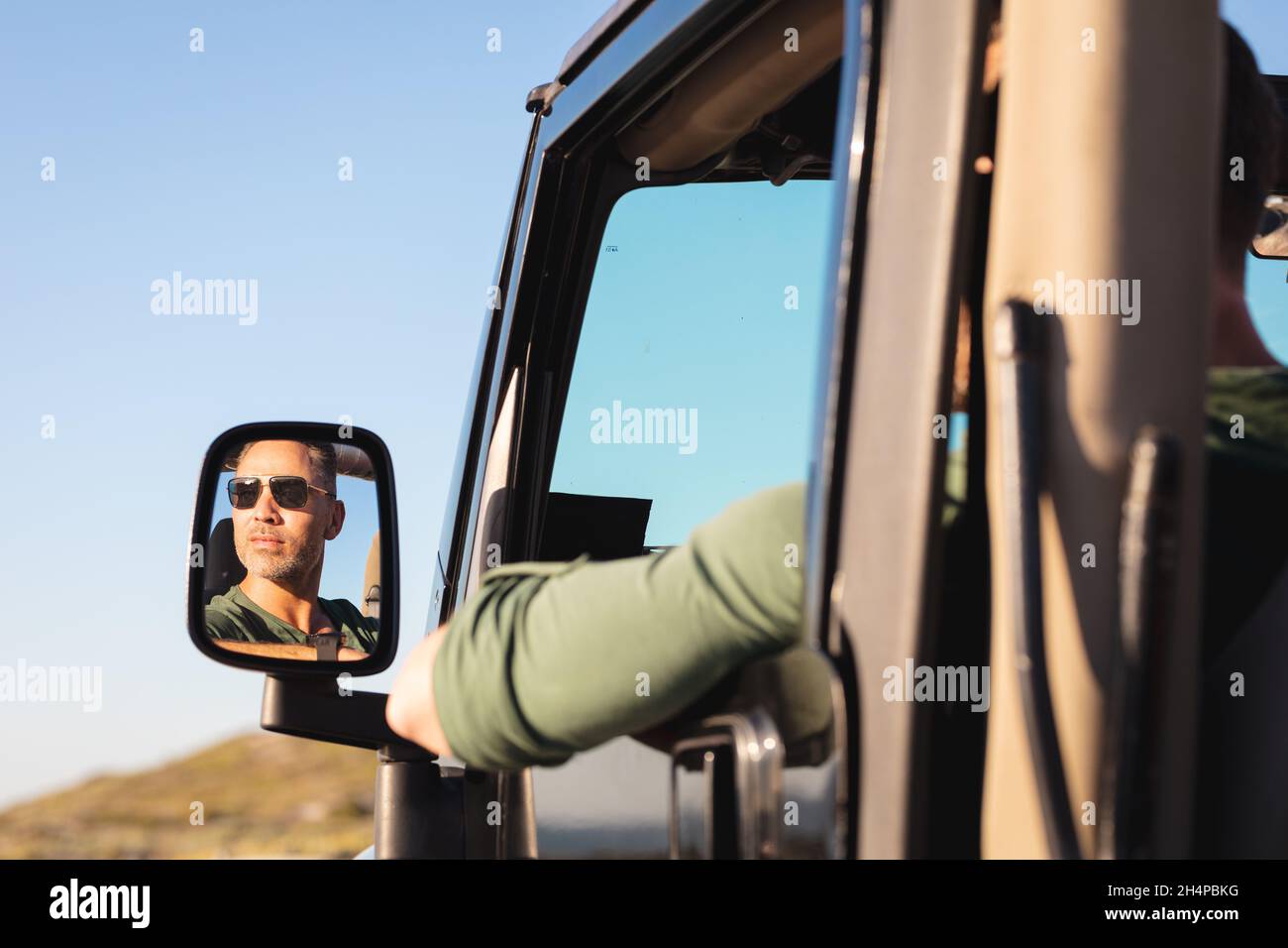 Car side mirror view hi-res stock photography and images - Alamy