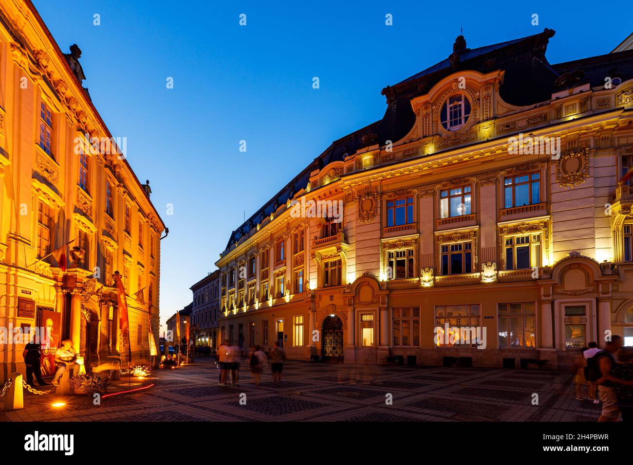 The city of Sibiu in Romania Stock Photo - Alamy