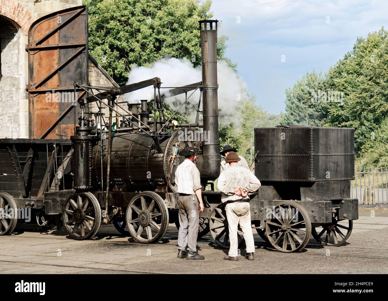 'Puffing Billy' a replica of an engine constructed in 1813-1814 ...